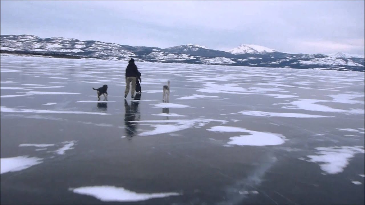 Incredible Skate on Lake Laberge, Yukon, Canada - YouTube