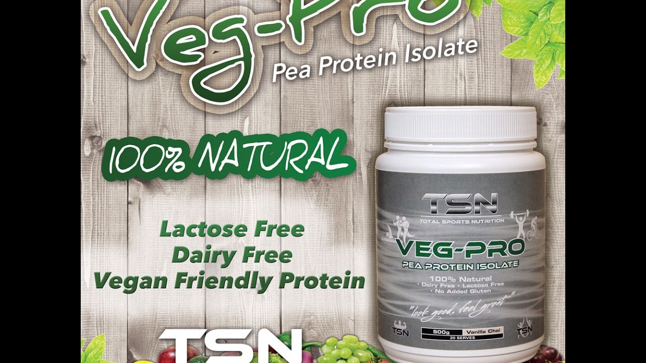 Veg Pro - Pea Protein Isolate *Vegan Friendly* (TSN) - YouTube