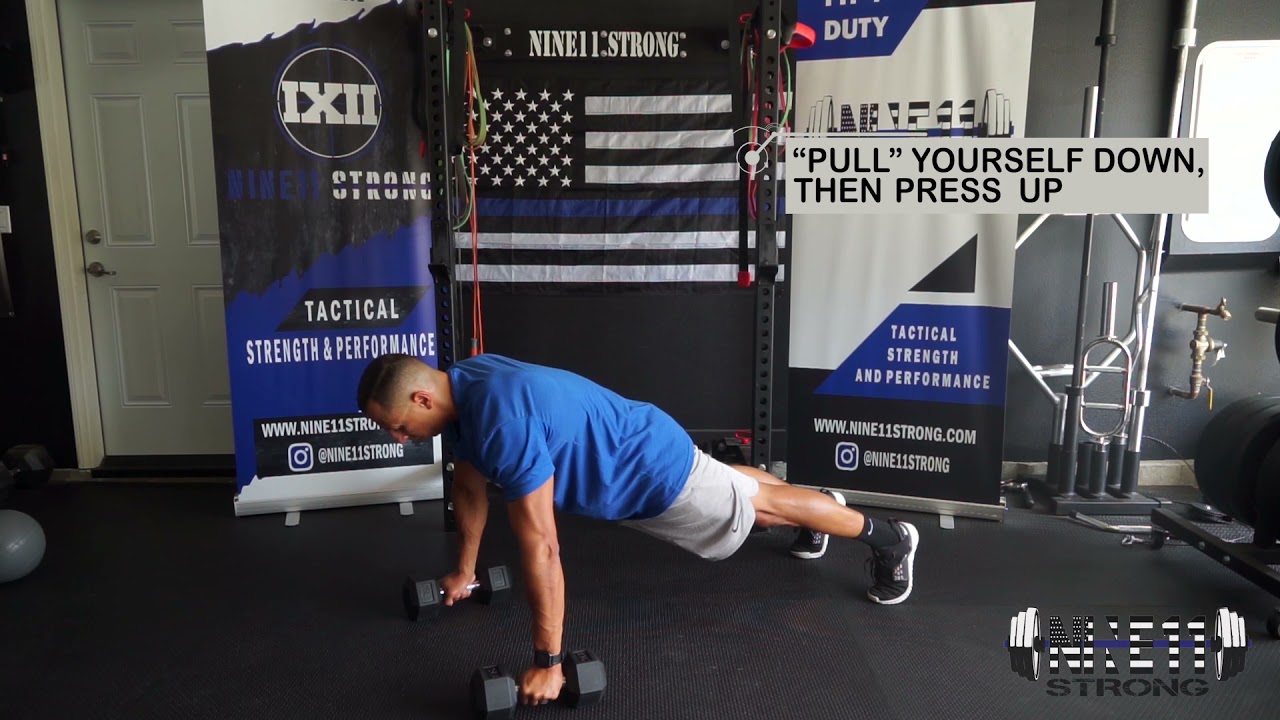 DB Push Up - YouTube