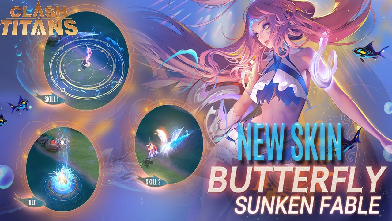 New Butterfly Skin Sunken Fable | Mega & Quad | One Shot kill | OP ...