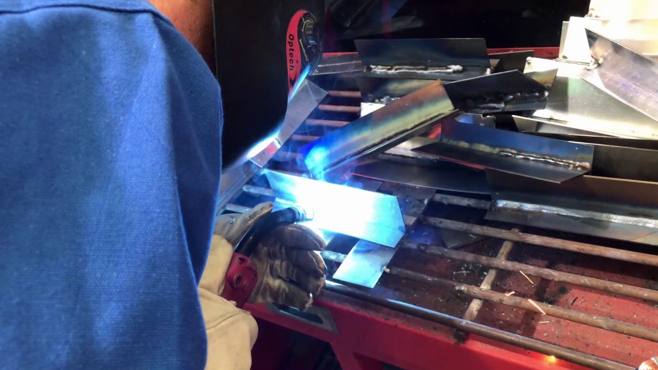HP-350GTW--No spatter welding - YouTube