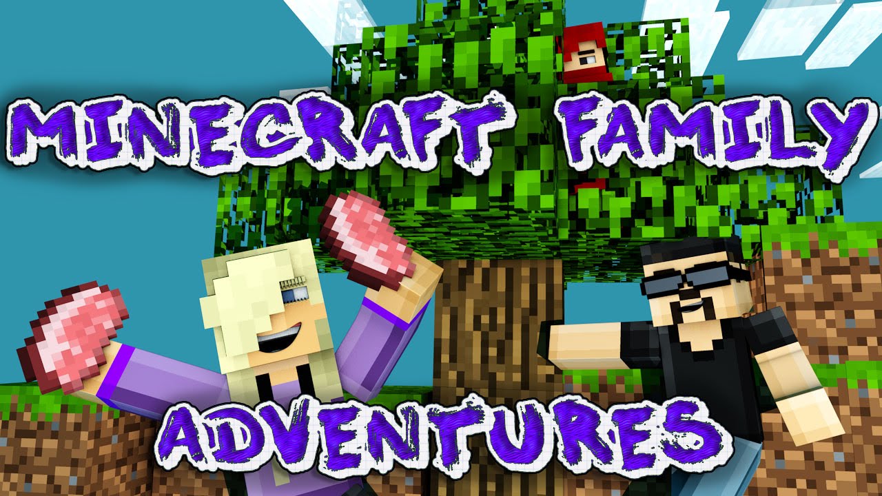 Minecraft Family Adventures 06 - Checkout our Crib! - YouTube