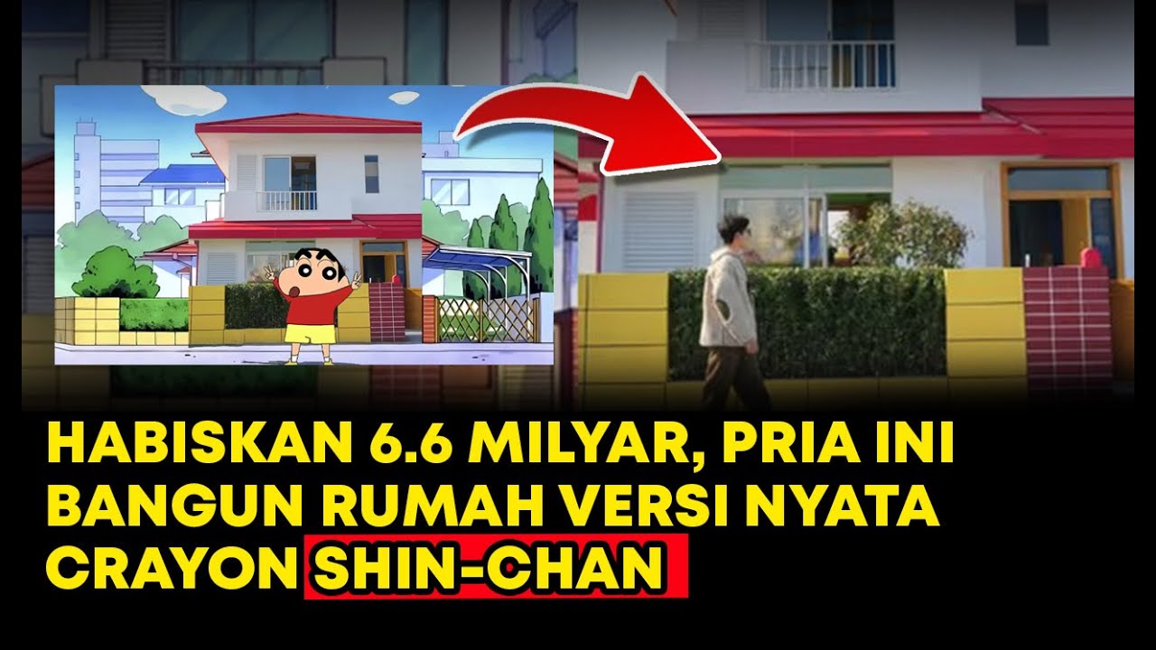 Rumah Crayon Shin-Chan di Dunia Nyata! - YouTube