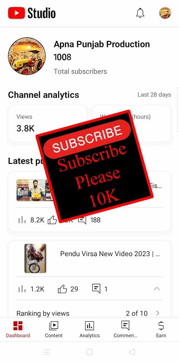 Thanks For 1000(1K) Subscribes Thanks YouTube | Apna Punjab Production | Pendu Virsa New Video ...