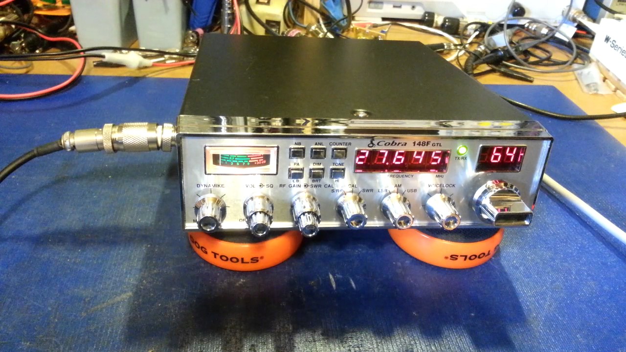 Cobra 148F GTL with 350 channels using Channel King board and MB145106 ...