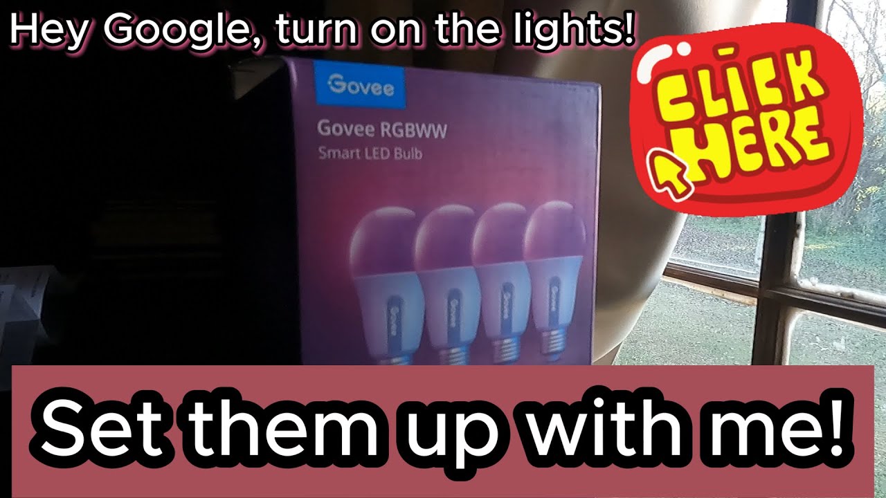 GOVEE LED Smart Bulb with Google assistant Install Setup and Review How ...
