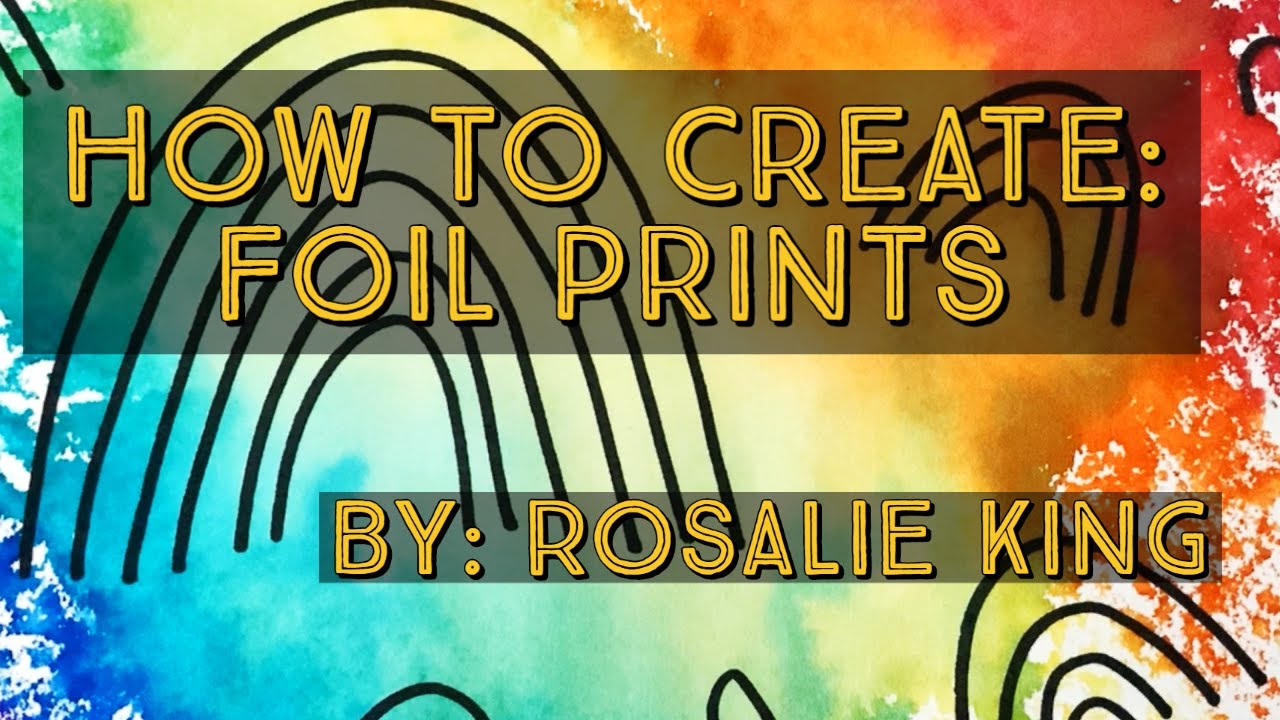How to Create Foil Prints - YouTube
