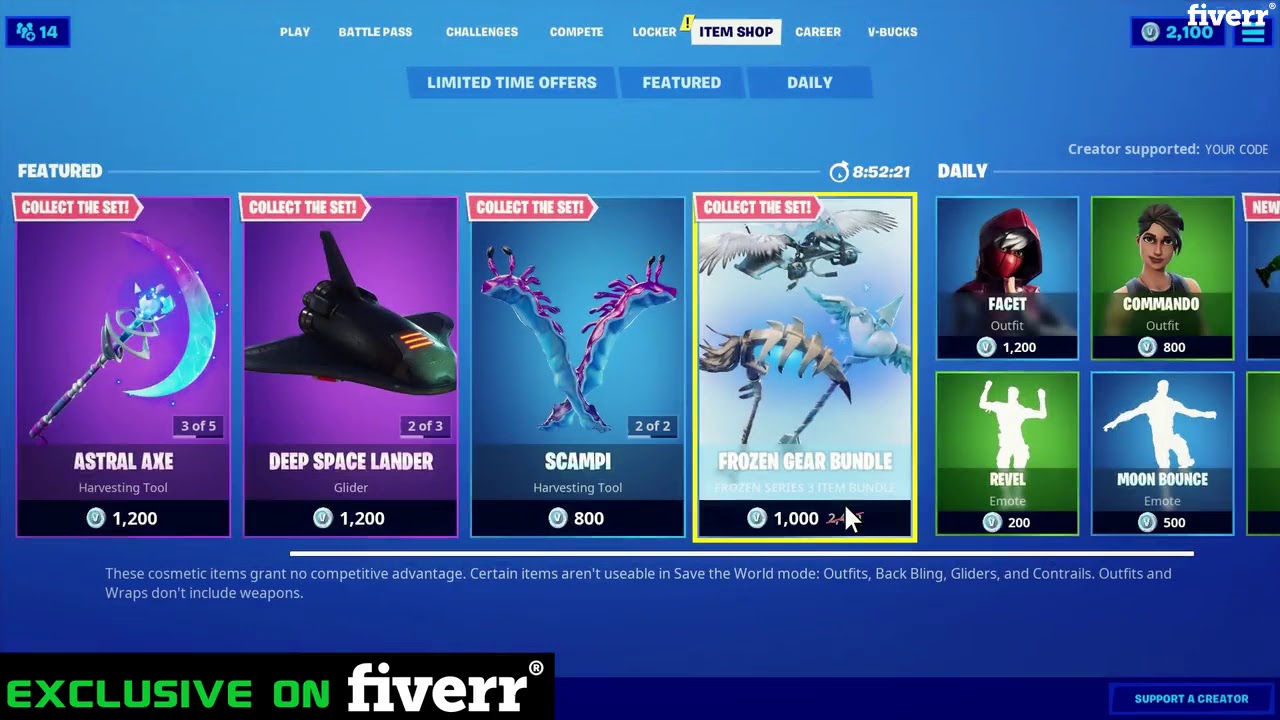 Make fortnite creator code animation - Best Intros & Outros service ...