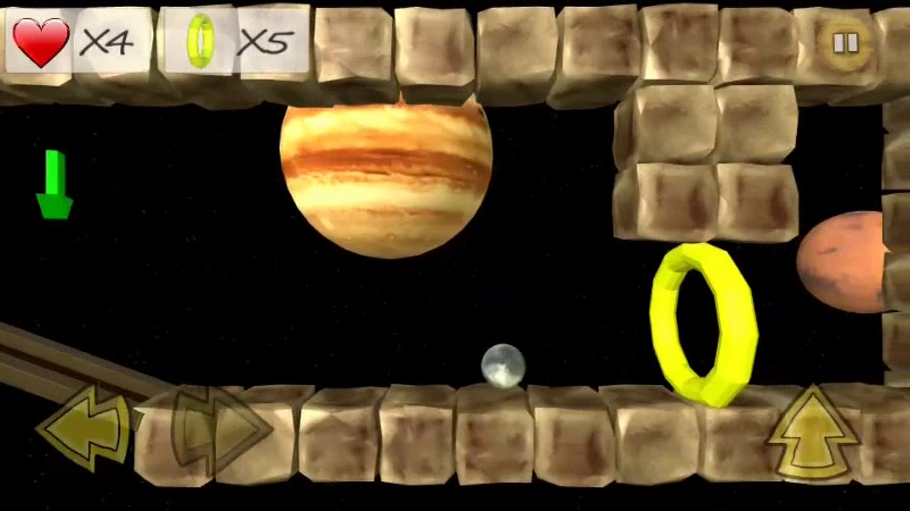 Level 2 "Planet Ball Bounce" android ball game - YouTube
