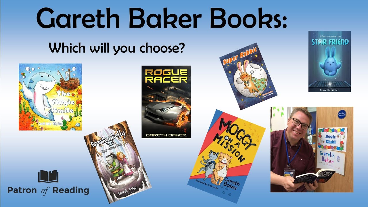 Gareth Baker Books: Which will you choose? - YouTube
