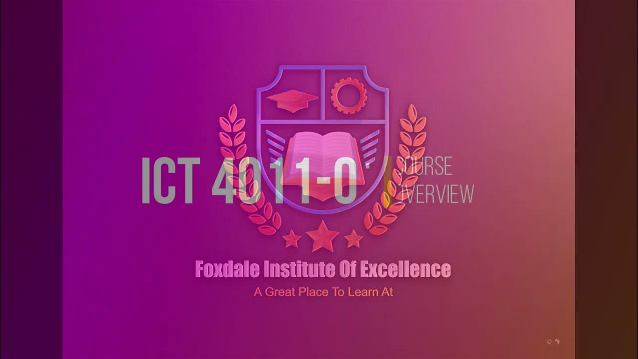 Overview of ICT Course on Moodle - YouTube