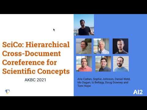 SciCo: Hierarchical Cross-Document Coreference for Scientific Concepts - YouTube