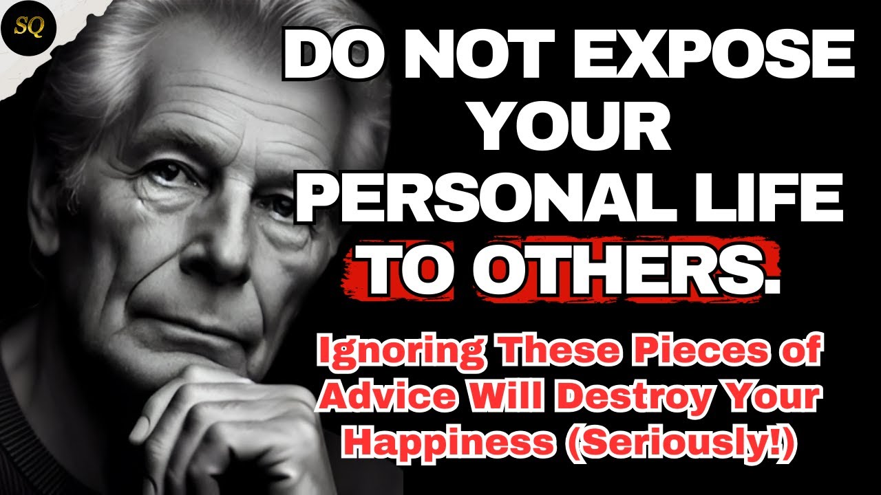 Why Ignoring This Advice Will Destroy Your Happiness Forever? - YouTube