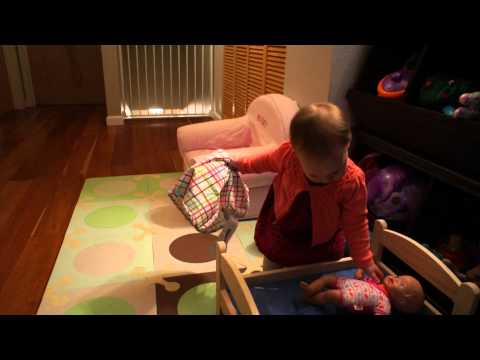 Avery Putting Baby to Bed