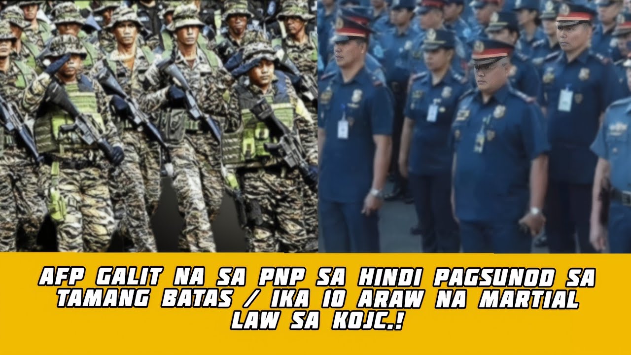 Nasagad Na ang AFP Captain Dado May Mga Sinabi/ Martial Law Sa KOJC ...