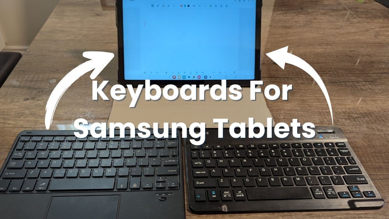 Keyboards for Samsung Tablets - YouTube