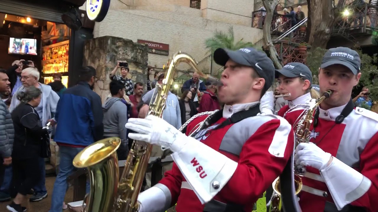 WSU Band Alamo Bowl - YouTube