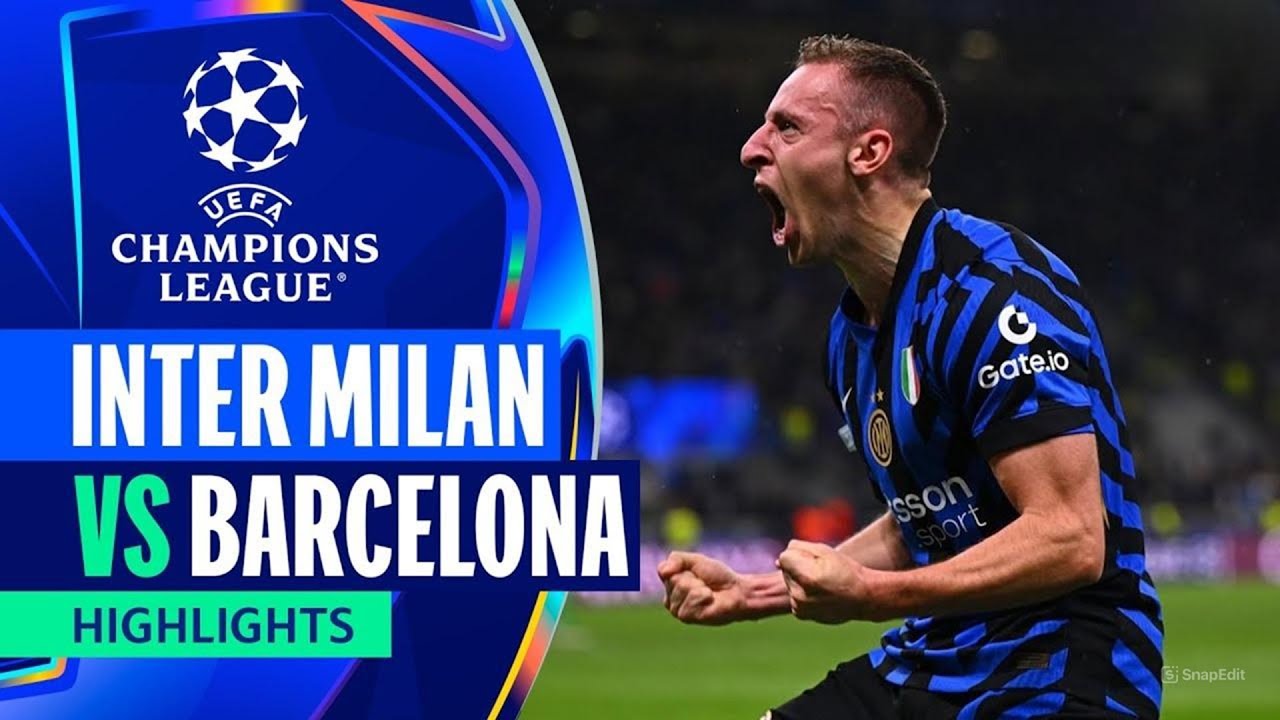 INTER MILAN 4-3 FC BARCELONA | CHAMPIONS LEAGUE 24/25 MATCH HIGHLIGHTS ...