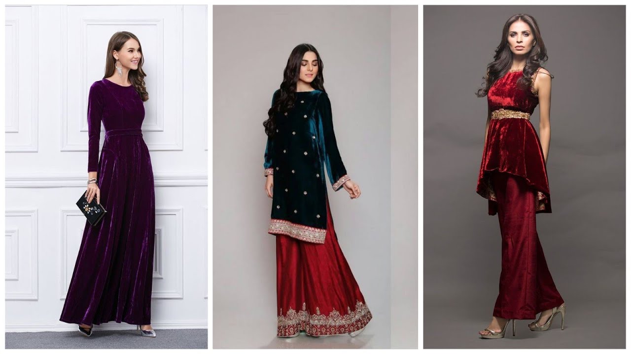 New and stylish winter dresses for girls latest collection of 2019 and ...