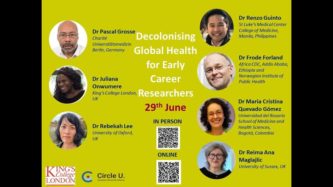 Decolonising Global Health for Early Career Researchers - YouTube