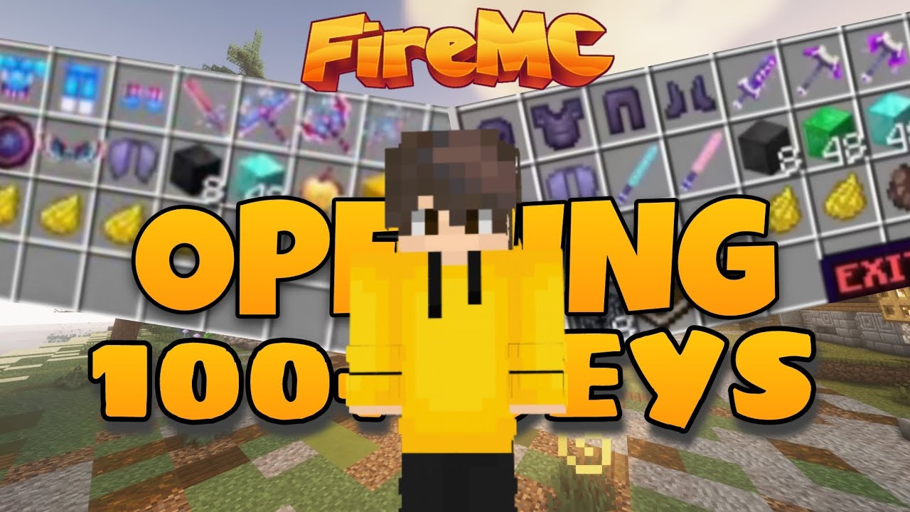 Opening 100 Keys In Fire Mc In @PSD1's Server To Become Stacked | # ...