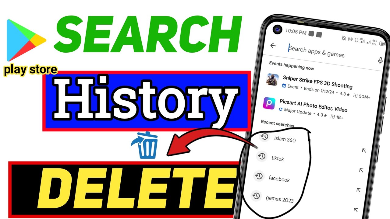 How To Delete Play Store History Delete Kaise karen 2024 | play Store ...