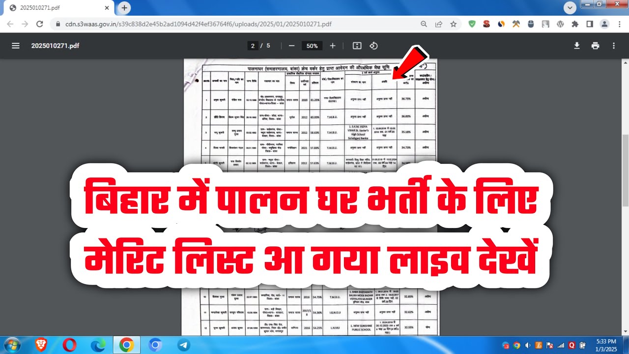 ICDS📢Bihar Palnaghar New Vacancy 2025 Bihar me Palna Ghar ki Bharti ...