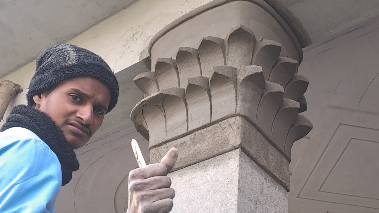 How to cemented pop pillar design #pillar - YouTube