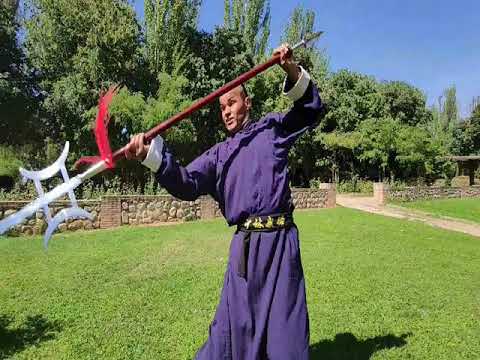 Fāng tiān huà jǐ Double Crescent Halberd GrandMaster Senna - YouTube