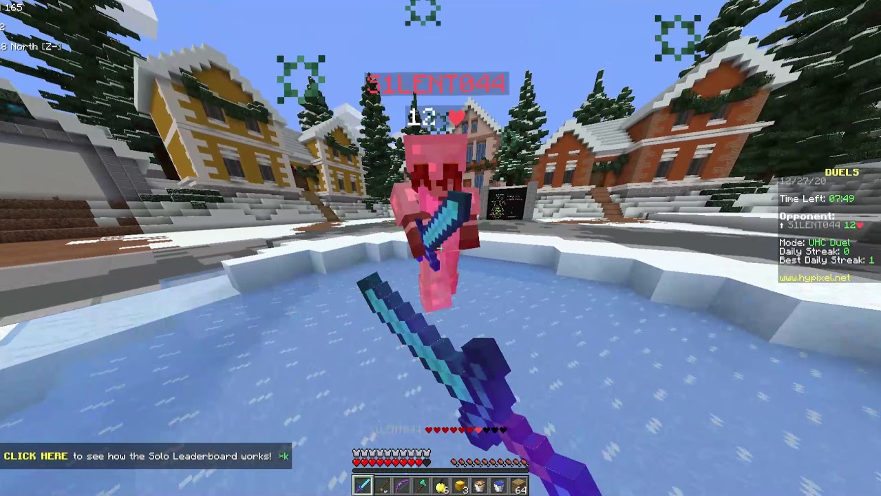 Minecraft 1v1 UHC duel on Hypixel - YouTube
