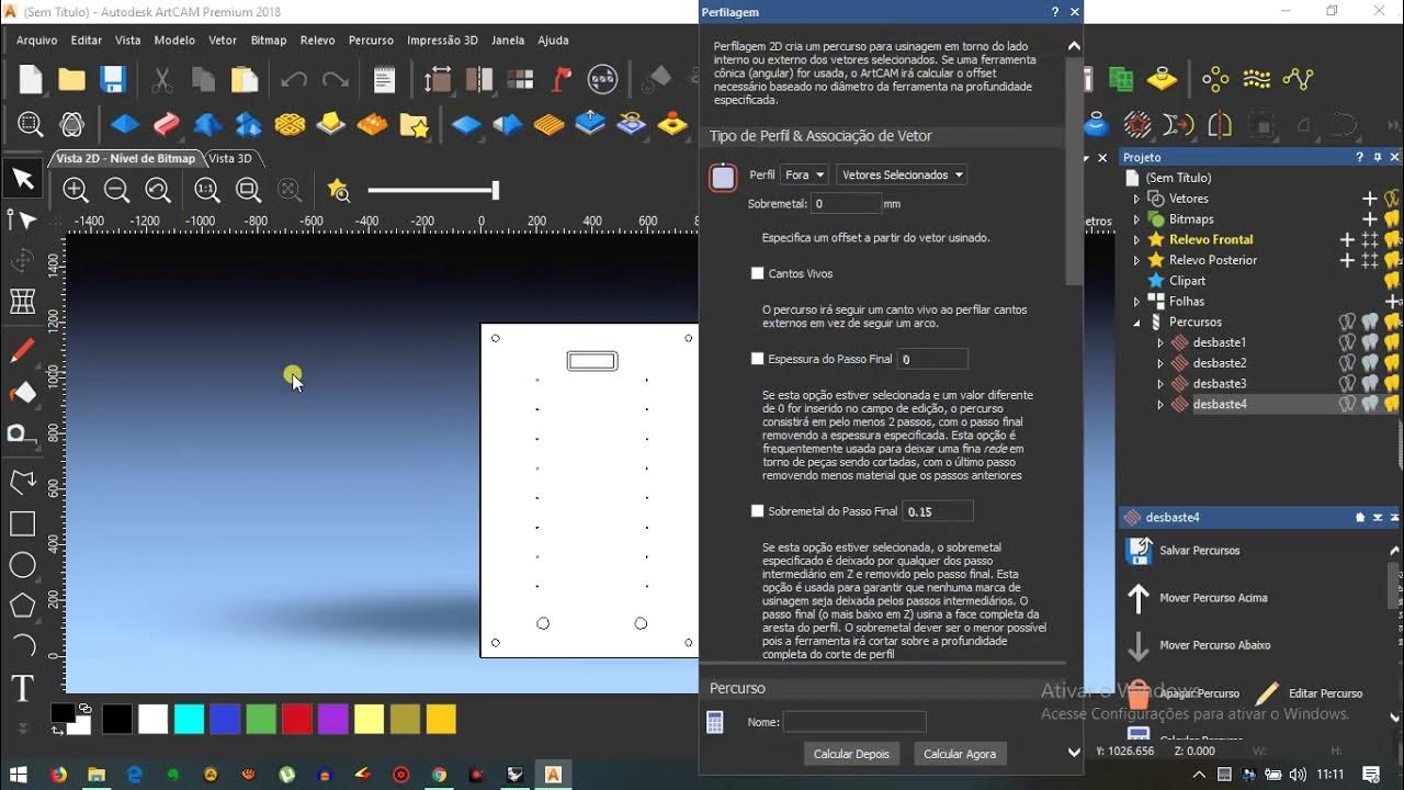 Tutorial Basico 2 Artcam 2012 e Mach3 parte 3 - YouTube