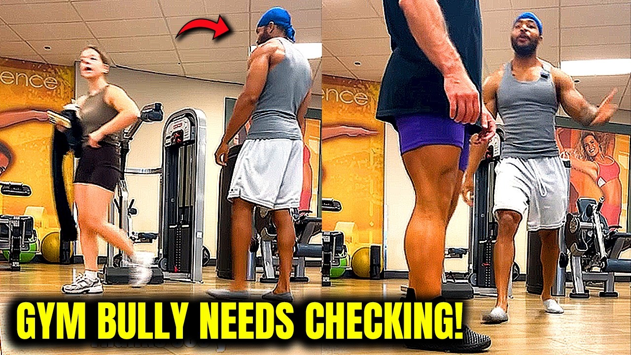 Gym Bully Deserves An Ego Check. Fake Tough Guys - YouTube