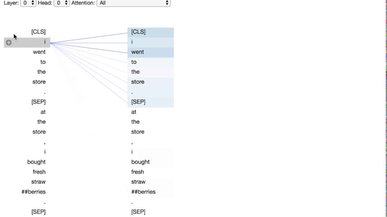 Demo of BERT Visualization Tool - YouTube