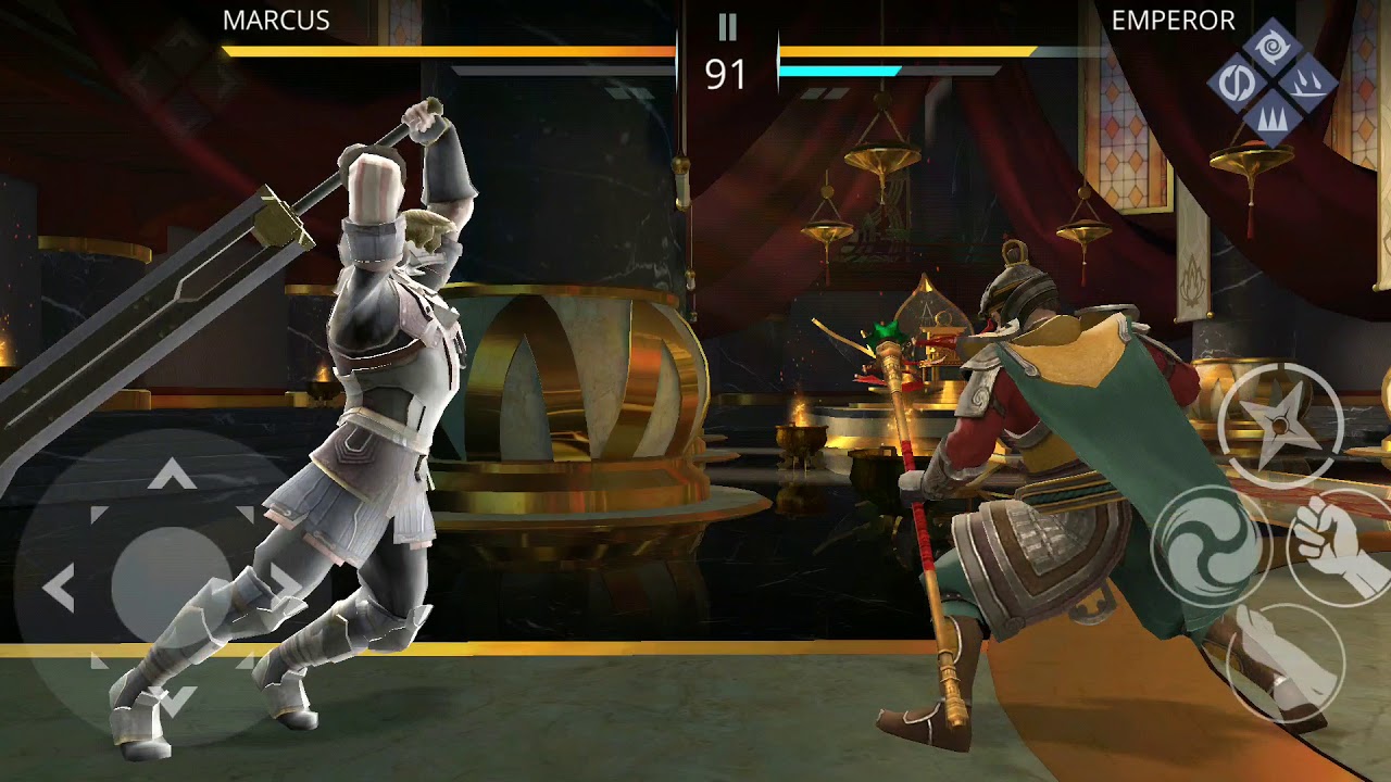"Shadow Fight 3" MARCUS VS EMPEROR Fight as Marcus Cruel Snake Charmer ...