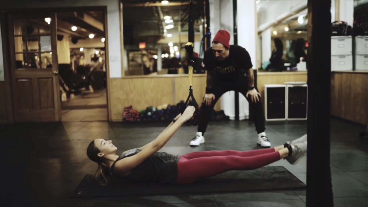 Ava Cota Workout With Trainer Chris Rushing - YouTube