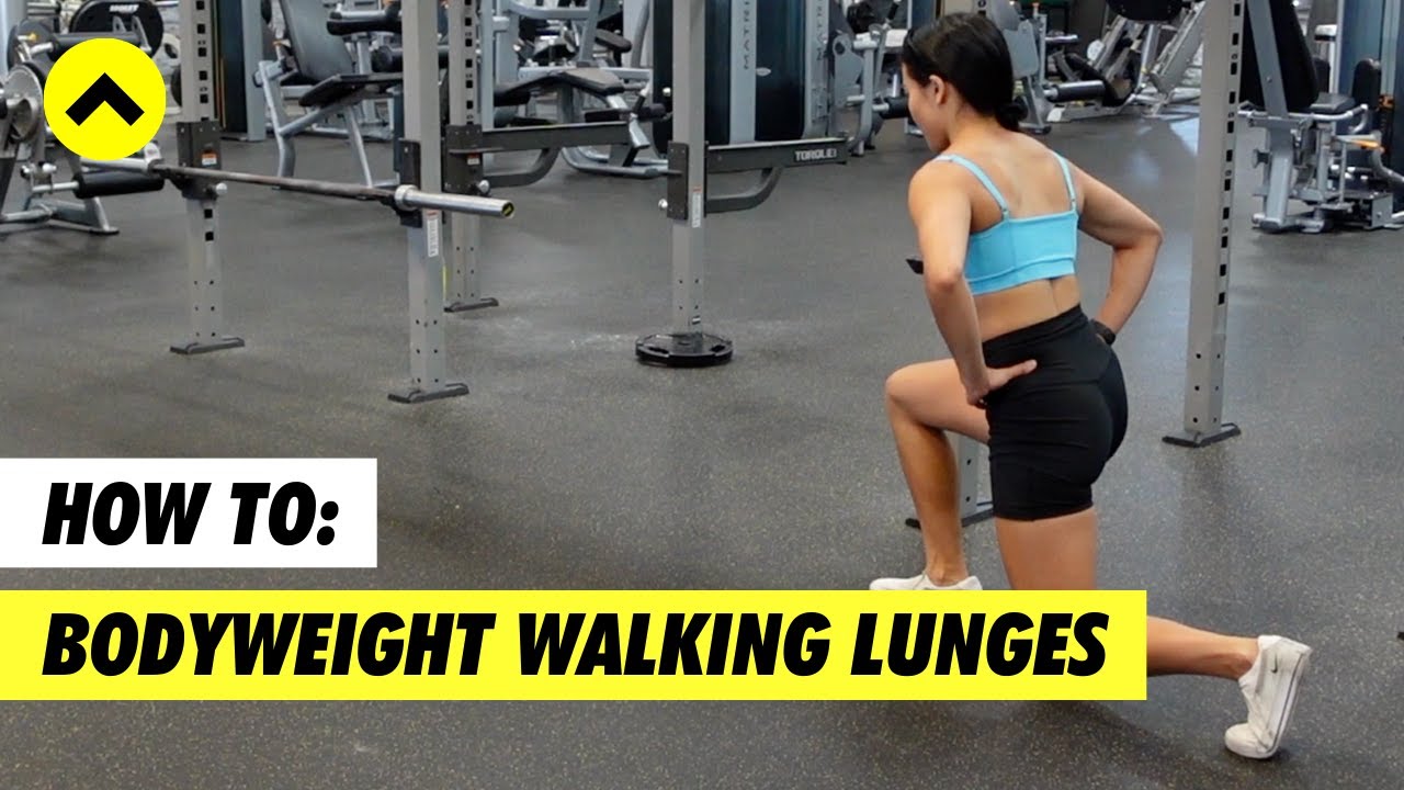 Bodyweight Walking Lunges Tutorial | Team Evolve Coaching - YouTube