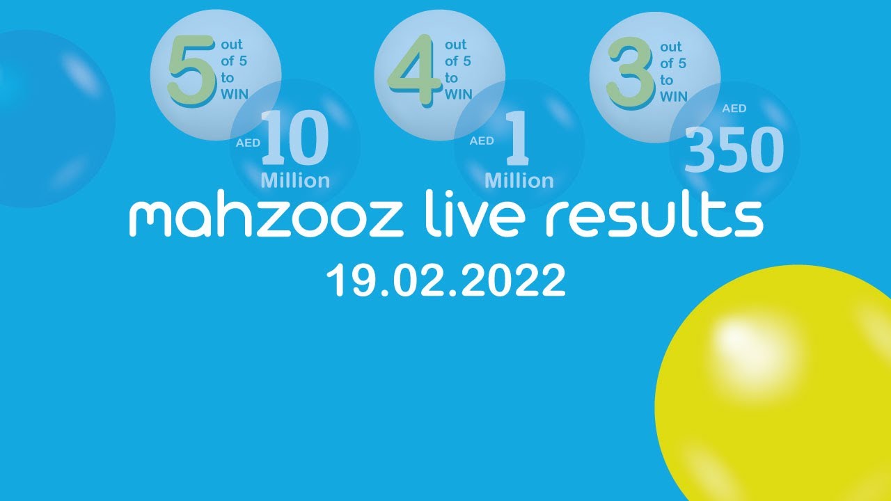 Mahzooz Live Draw Today Winner List - YouTube