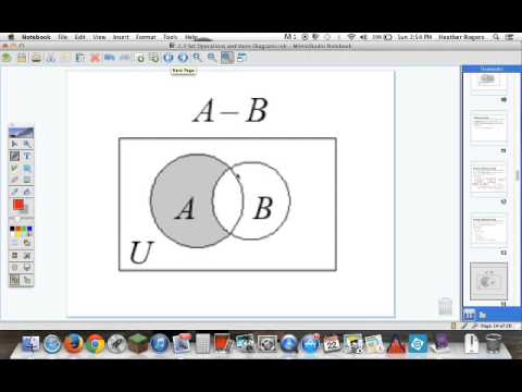 2 3 Set Operations and Venn Diagrams - YouTube