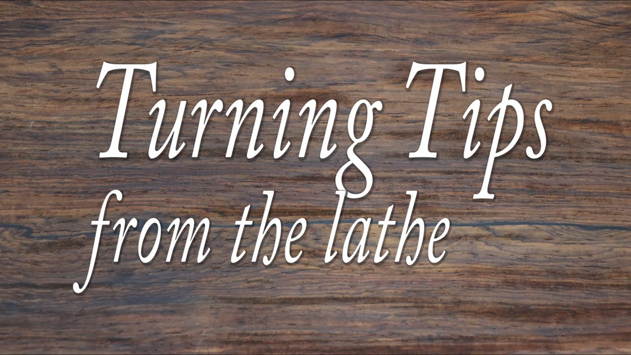 Turning Tips from the Wood Lathe Woodturning with Sam Angelo - YouTube
