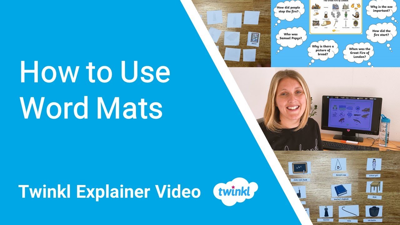 How to Use Word Mats - YouTube