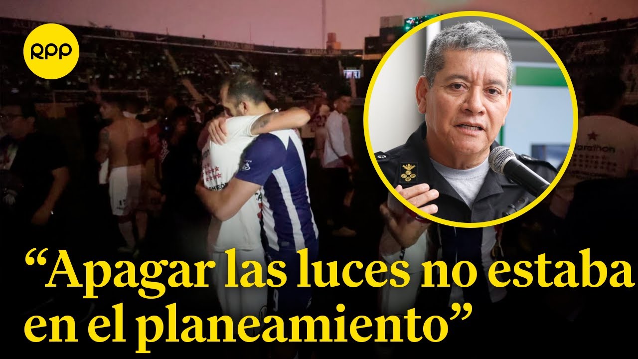 Comandante de la PNP se pronuncia sobre apagón en 'Matute' - YouTube