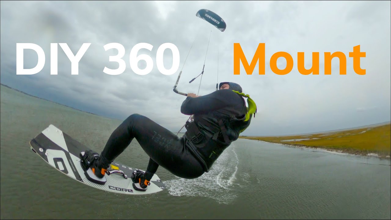 DIY 360 Cam Kitesurf Vest Mount - gopro and insta 360 - YouTube
