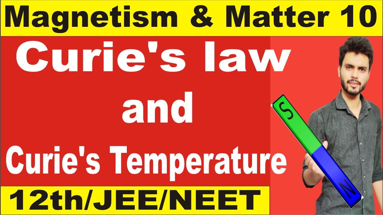 Curie's law | curie temperature | curie temperature class 12 | curie ...