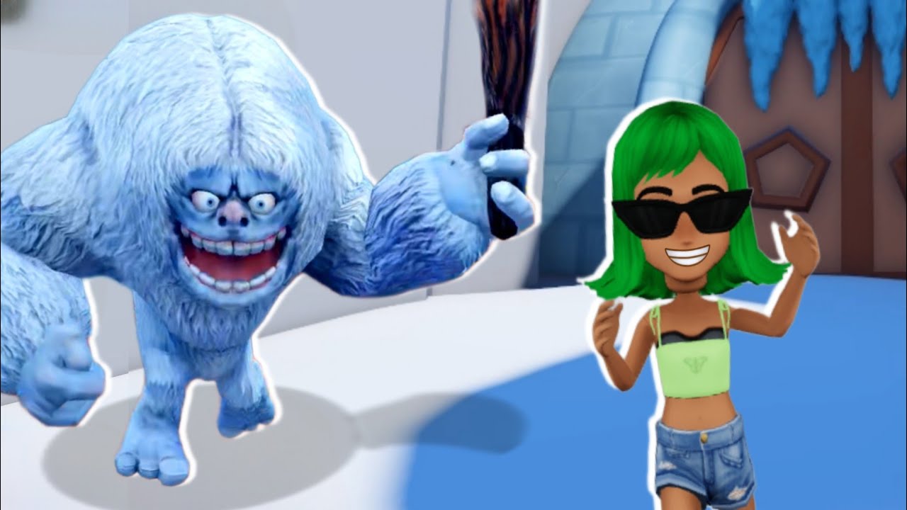 BIBI ESCAPA DO MONSTRO NA NEVE😱🥶| Roblox - Bibi Tenebroza - YouTube