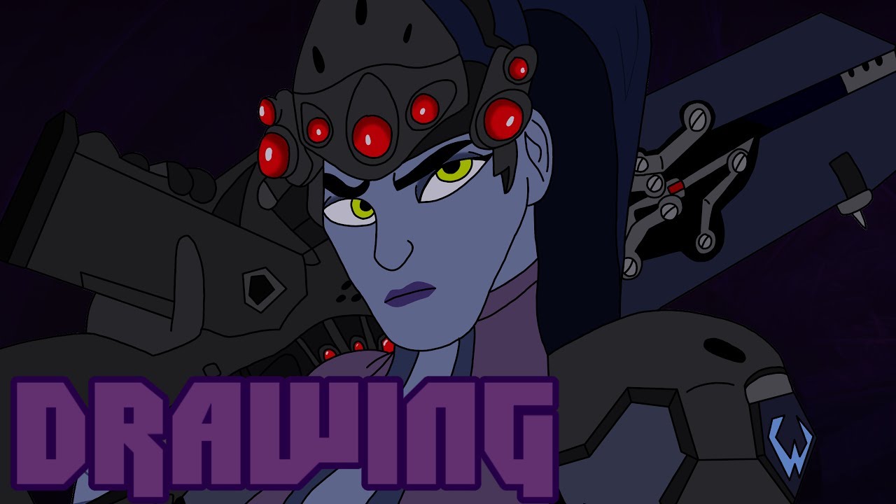Speed Drawing - Widowmaker - YouTube