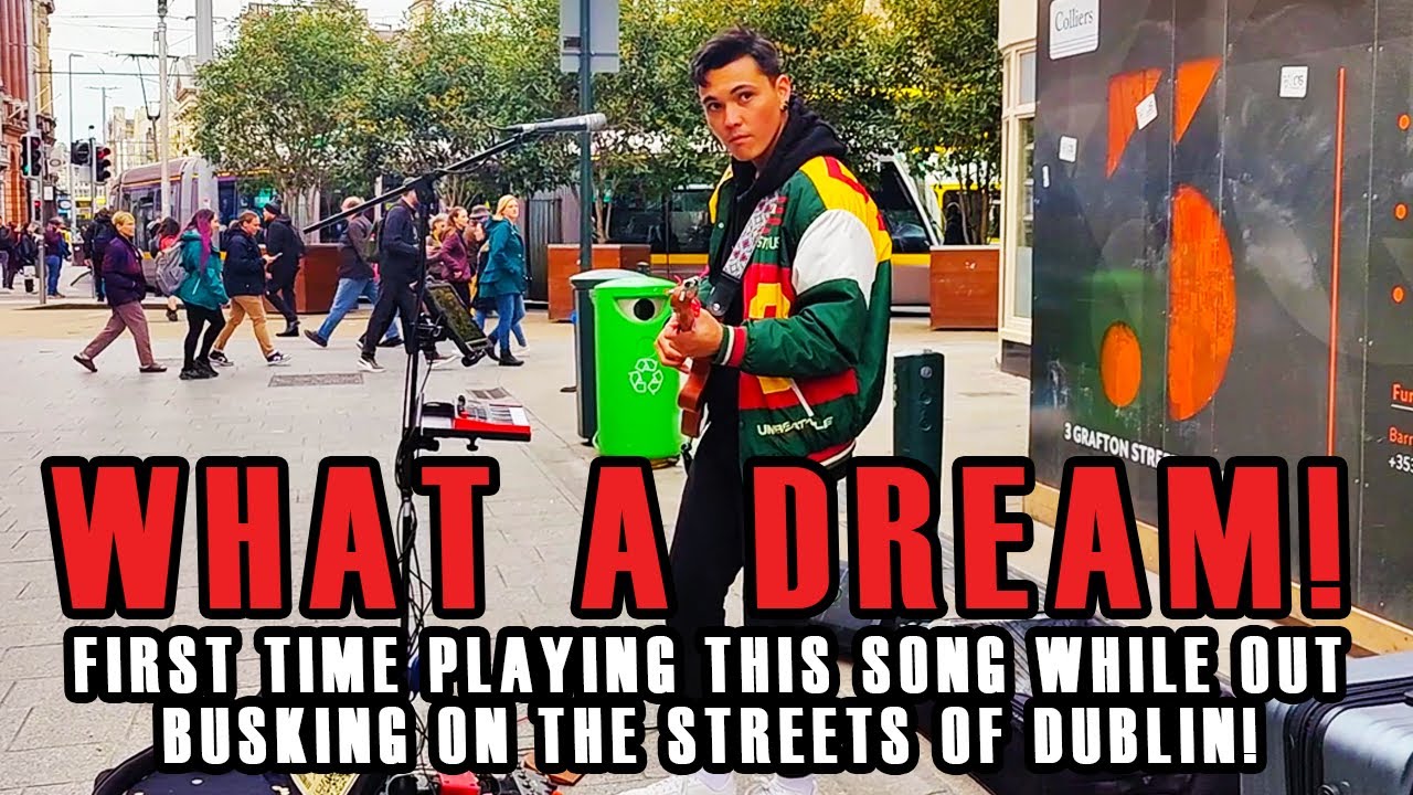 Dublin Dreams: Busking 'Dream Dream Dream' by The Everly Brothers - YouTube