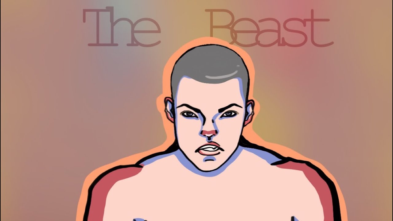 Timelapse art - The Beast ( Split ) - YouTube