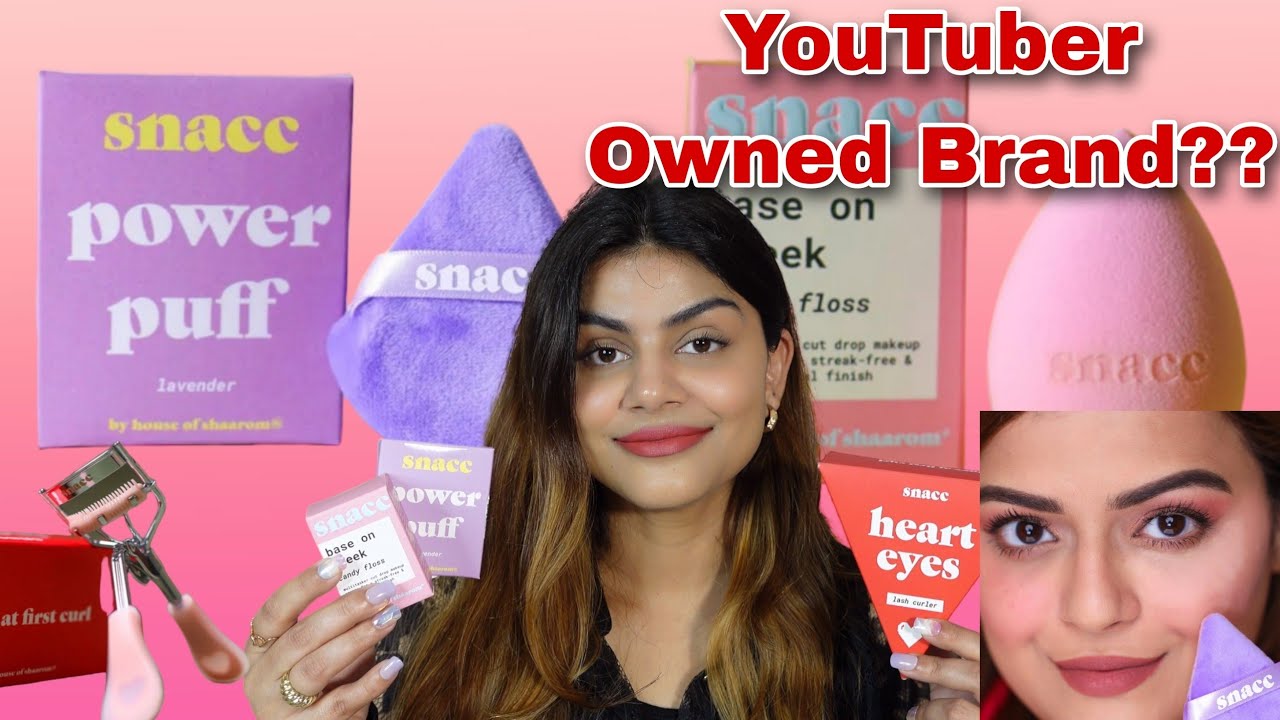 Trying Indian Youtuber Owned Brand, SNACC By Shivangi Sharma ...