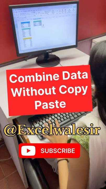 Combine Data Without Copy Paste🔥#excelwalesir #exceltricks #computertips #ytshorts # ...