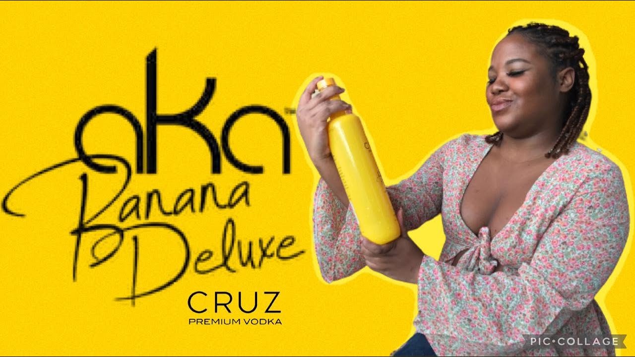 HOW DO YOU DRINK THIS? | AKA Banana Deluxe Cruz Vodka Review | - YouTube